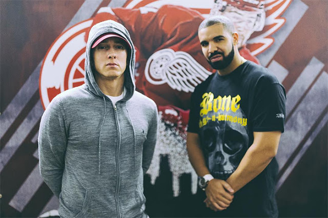 Drake sorprende compartiendo tarima con Eminem en Detroit! – Inbless Group